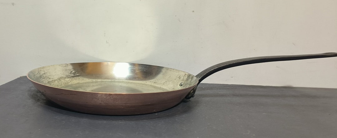 Antique French Copper Pan, Large Saucepan, Copper Pans, Art Decoration ...