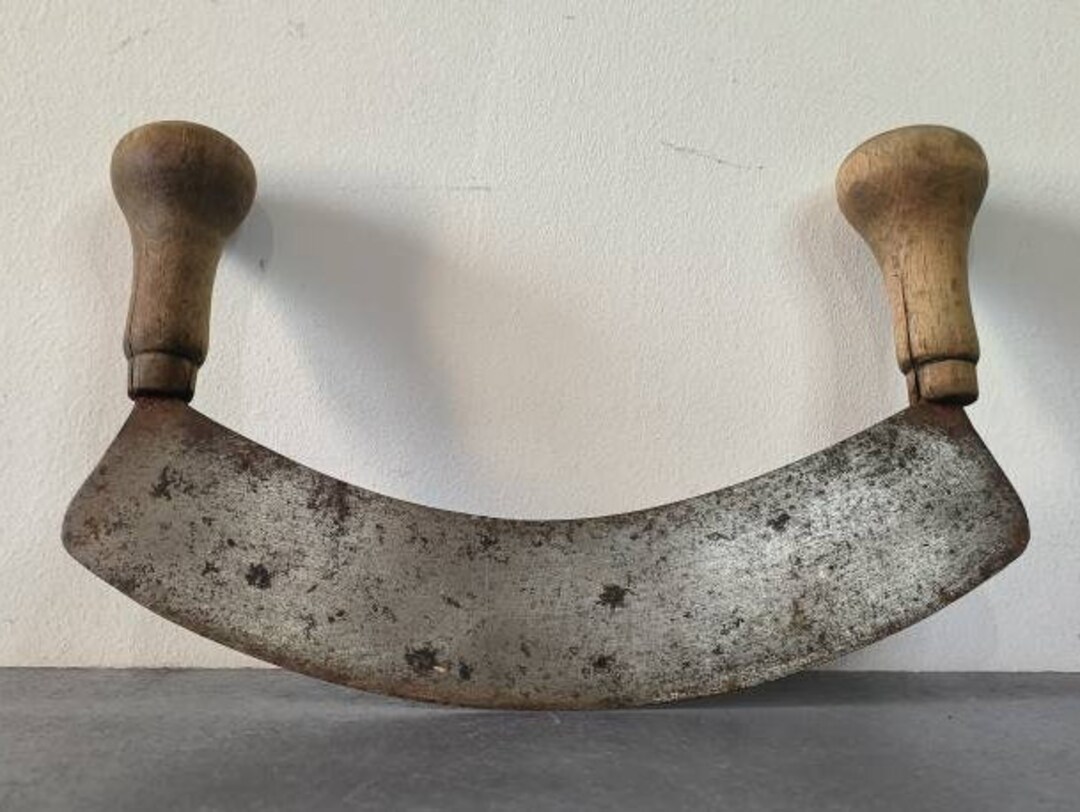 Old Grass Cutter, Chopping Knife, Vintage Knife, Hatchet, Vegetable ...