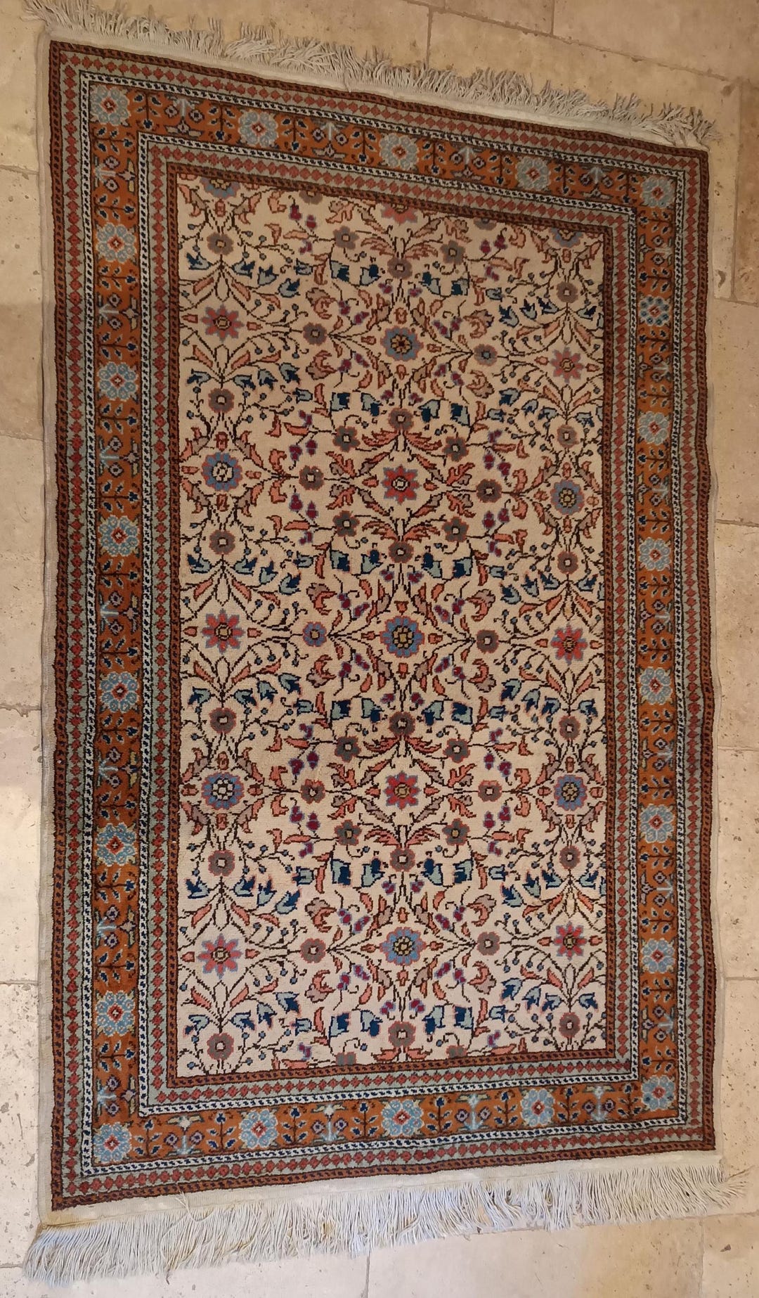 Vintage Woven Rug, Living Room, Bedroom, Entry Oriental Rug. Tapestry ...