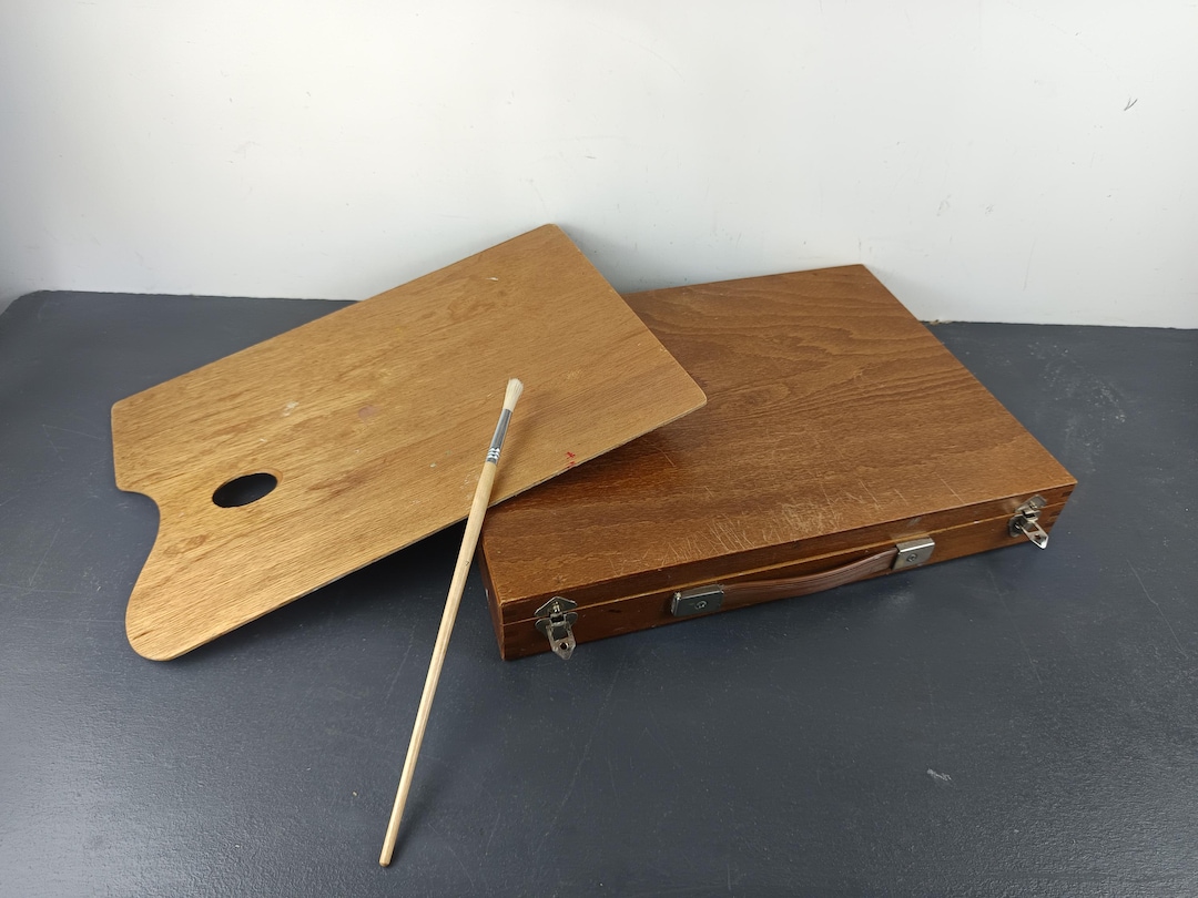 Antique Paint Box, Paint Set, Artist Palette, Painting, Art Supplies ...