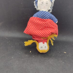 Antique Reversible Rag Doll, 2 in 1 Doll, Little Red Riding Hood Doll ...