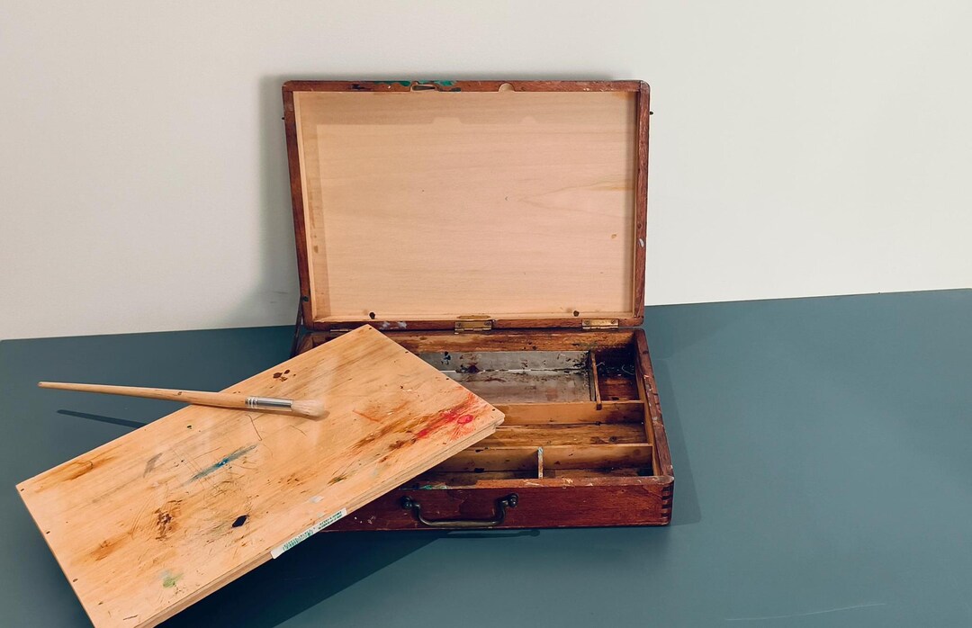 Antique Paint Box, Paint Set, Artist Palette, Painting, Art Supplies ...