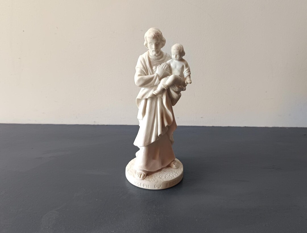 Saint Joseph Statue, Religious Icon, Catholic, Vintage, Religious ...