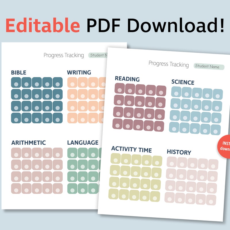 Progress Chart - Etsy