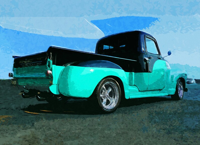 Custom Modern Car Portraits, Custom Car Painting, Great Father's Day ...