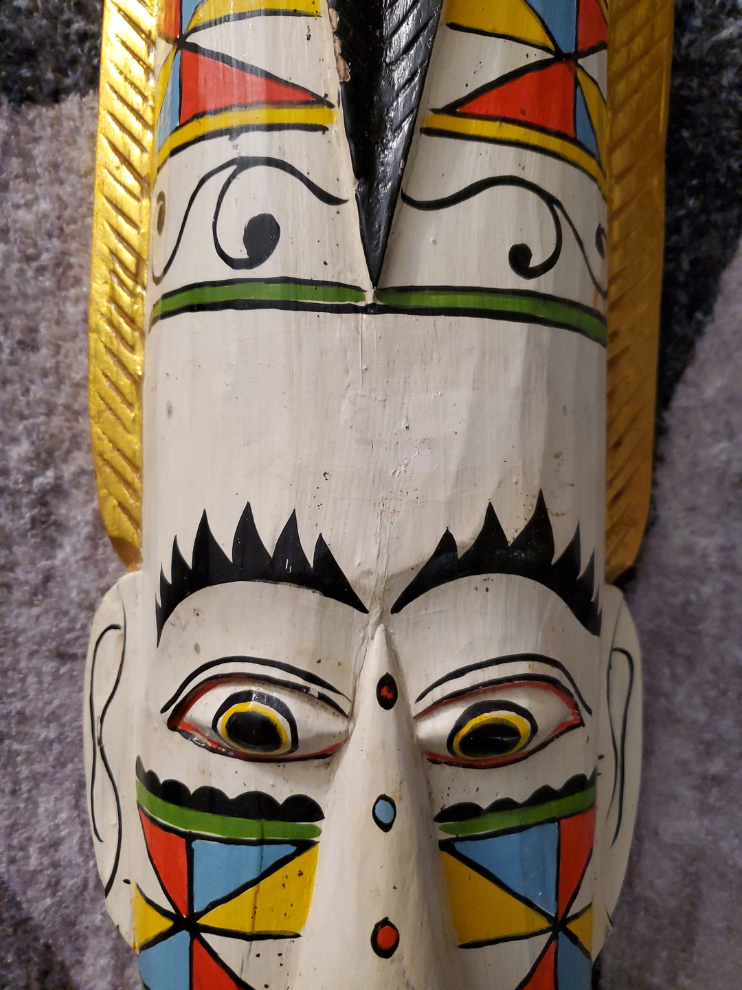 Handmade Wooden Mask From Indonesia - Etsy