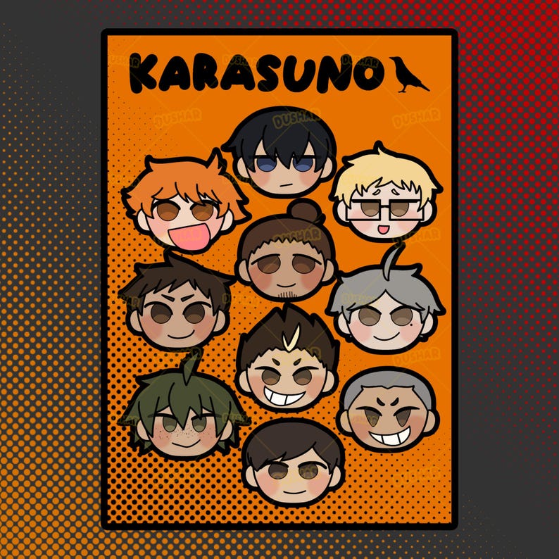 Haikyuu Sticker Sheets - Etsy