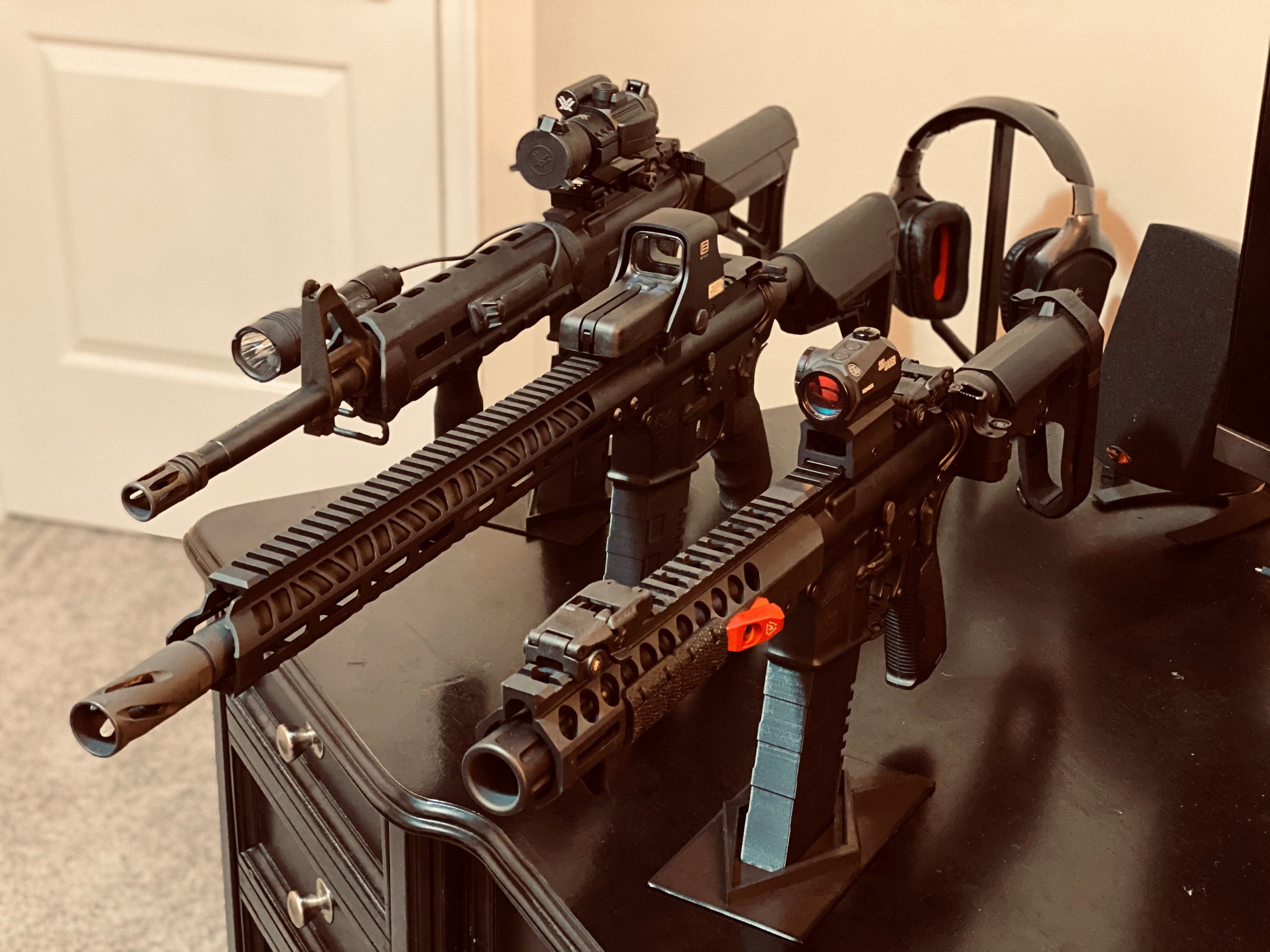 AR-15 Rifle | Pistol Mag Style Stand | Straight or Angled - Etsy