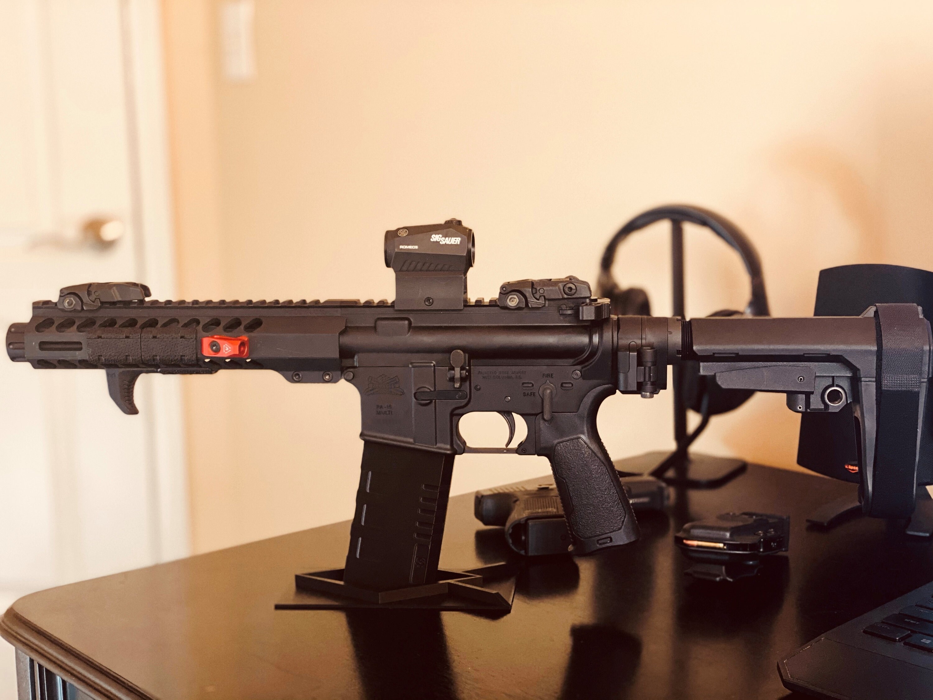 AR-15 Rifle | Pistol Mag Style Stand | Straight or Angled - Etsy