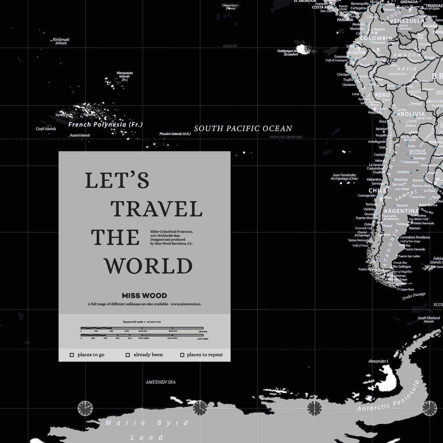 Downloadable Digital World Map to Print Poster Format 100 X 70 Cm ...