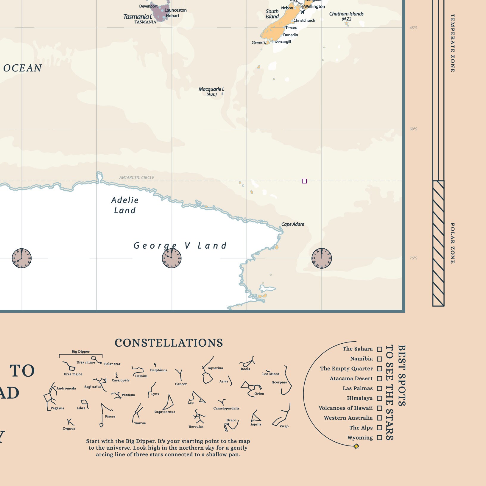 Downloadable Digital World Map to Print Poster Format 100 X 70 Cm ...