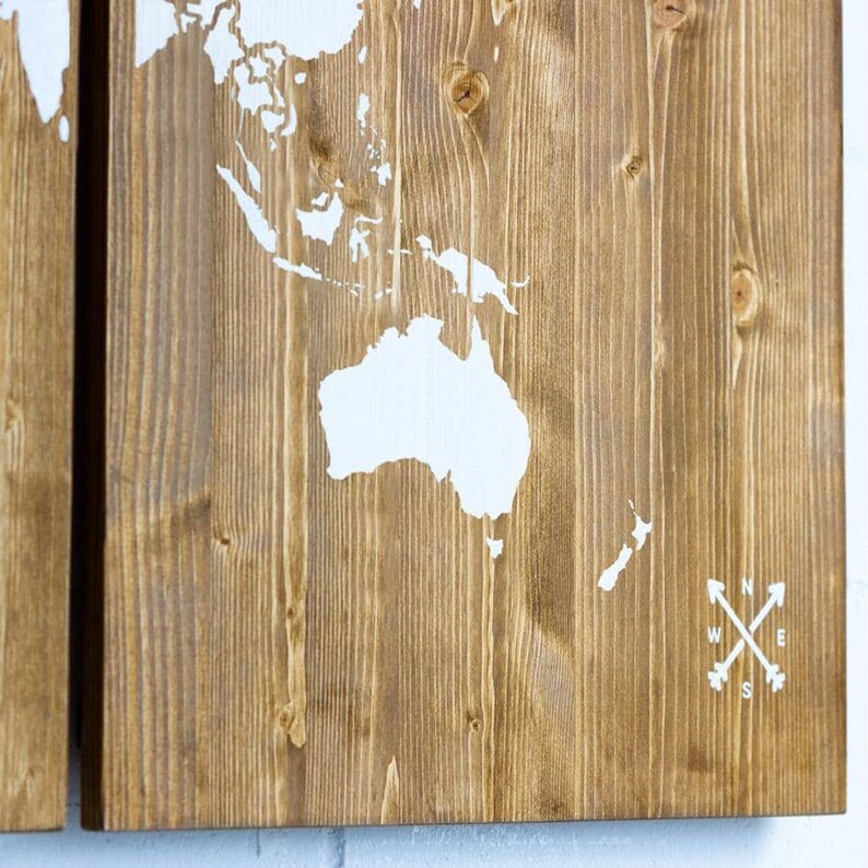 Wooden World Map Woody Map Wooden Edition - Etsy