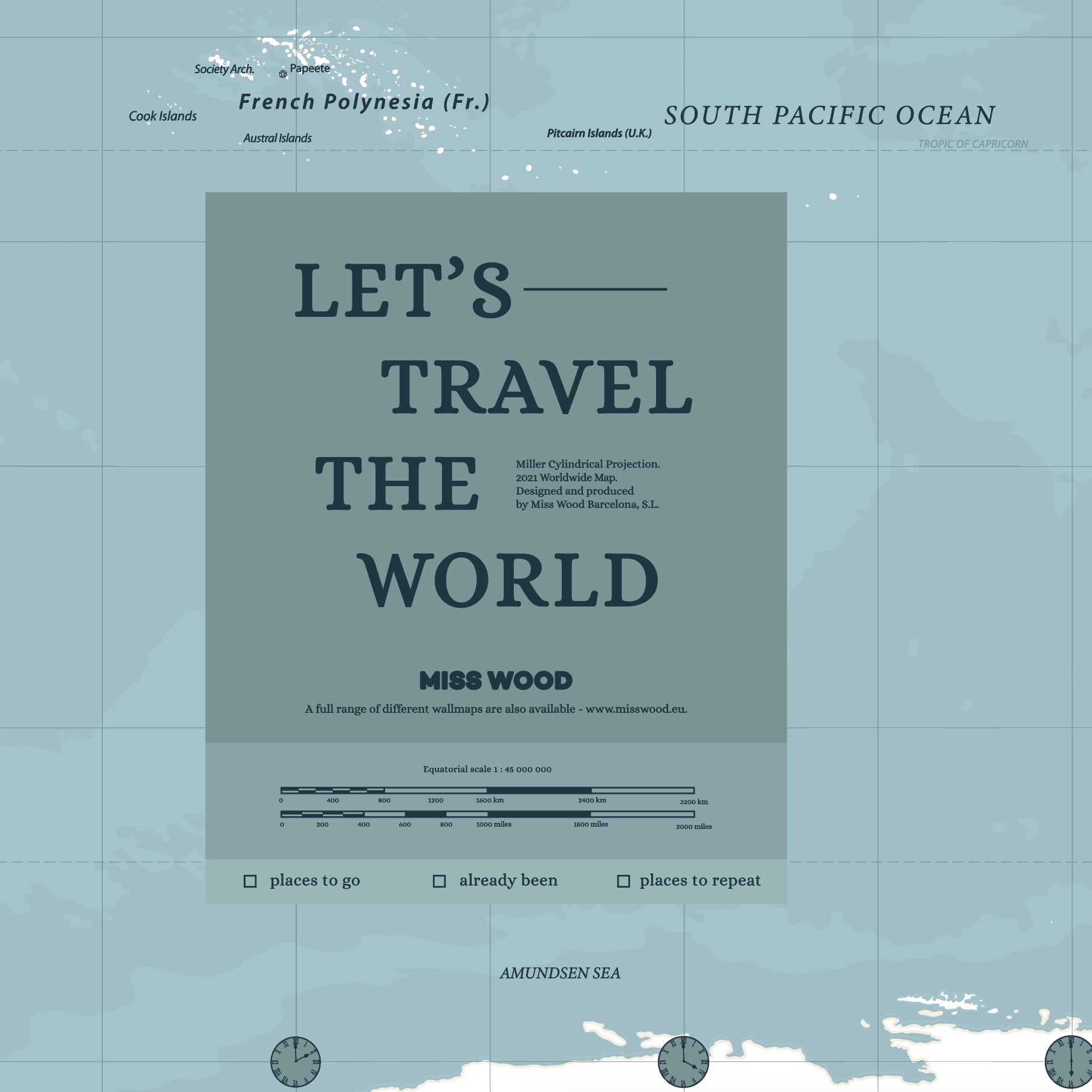 Downloadable Digital World Map to Print Poster Format 100 X 70 Cm ...