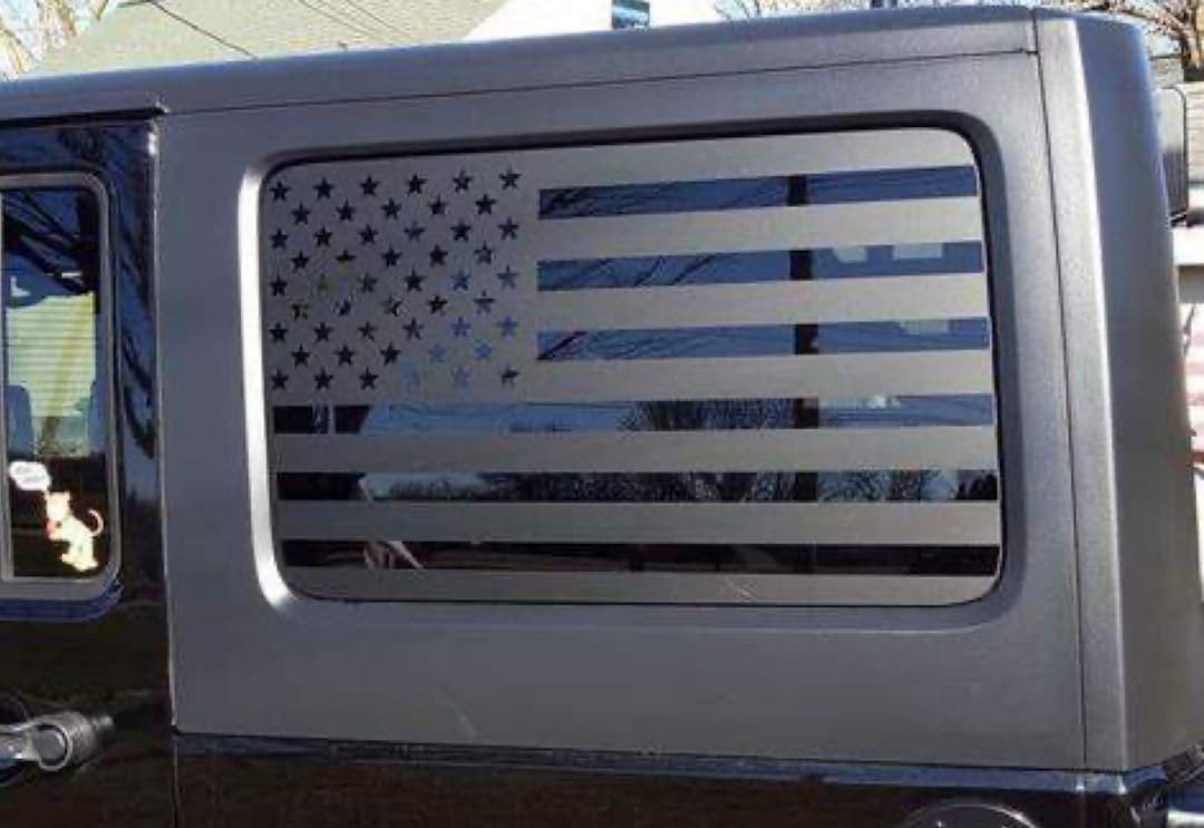 American Flag Side Window Decals for Any Vehicle Max 22x36" - Etsy