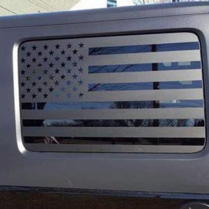 American Flag Side Window Decals for Any Vehicle Max 22x36" - Etsy