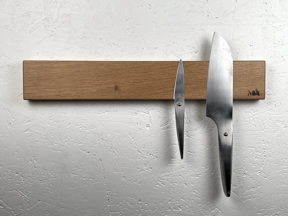 Messerleiste aus Holz mit starken Magneten - Etsy.de