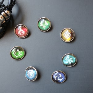 Genshin Impact Vision Bracelets Genshin Element Bracelets Glow in the ...