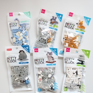 Petit Blocks From Daiso Japan | Microblock Mini Blocks Dinosaur Dogs Cat Owl Fighter Knight ...