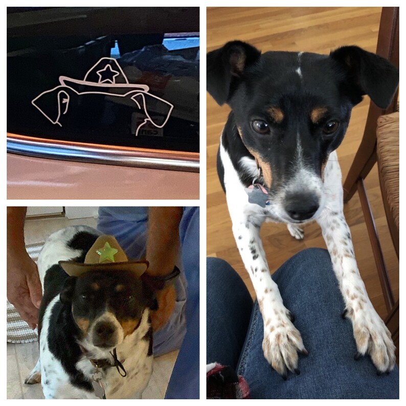 Custom Dog Ear Decal/sticker - Etsy