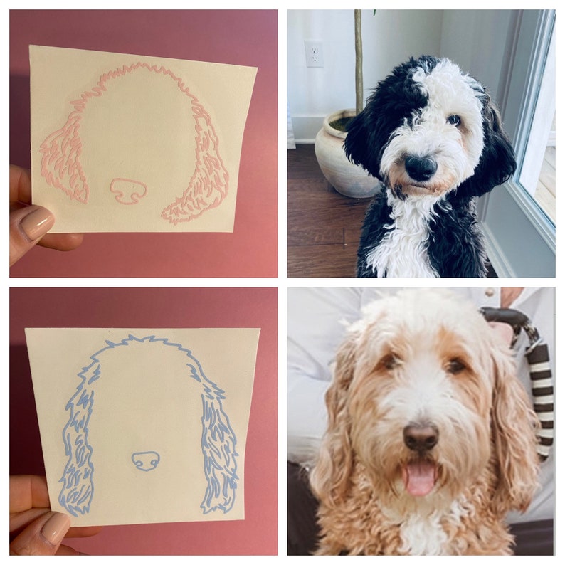 Custom Dog Ear Decal/sticker - Etsy