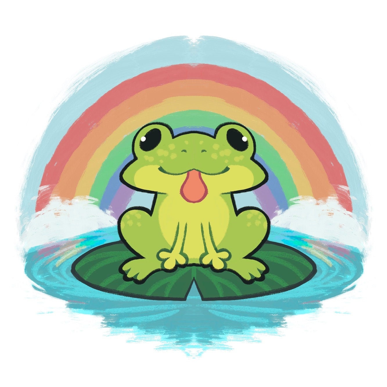 Drawing & Illustration Digital Art & Collectibles Rainbow Buff Art ...