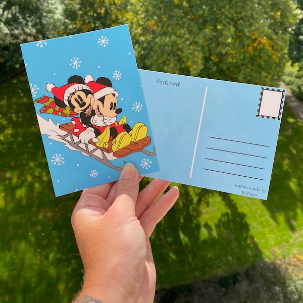 Mickey Mouse Postcards - Etsy