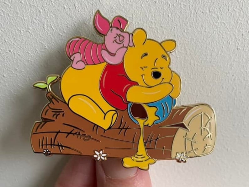 Pooh and Piglet Sleeping on a Tree Limited Edition 50 Enamel - Etsy