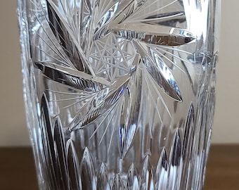 Lead Crystal Vase - Etsy