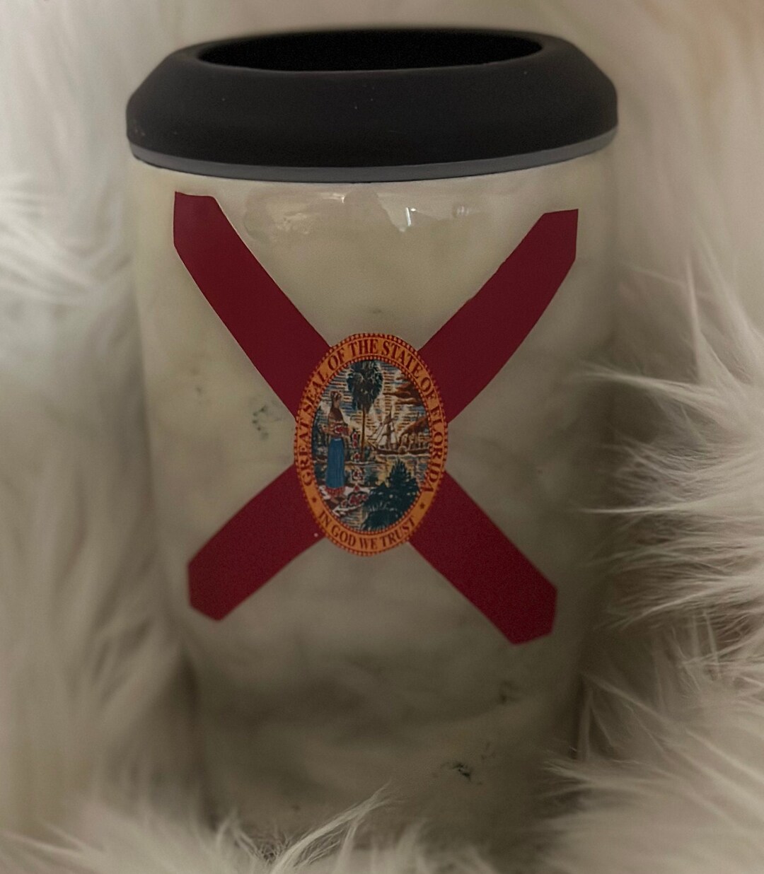 Florida Flag Can Cooler: 5-in-1 Drink Holder - Etsy