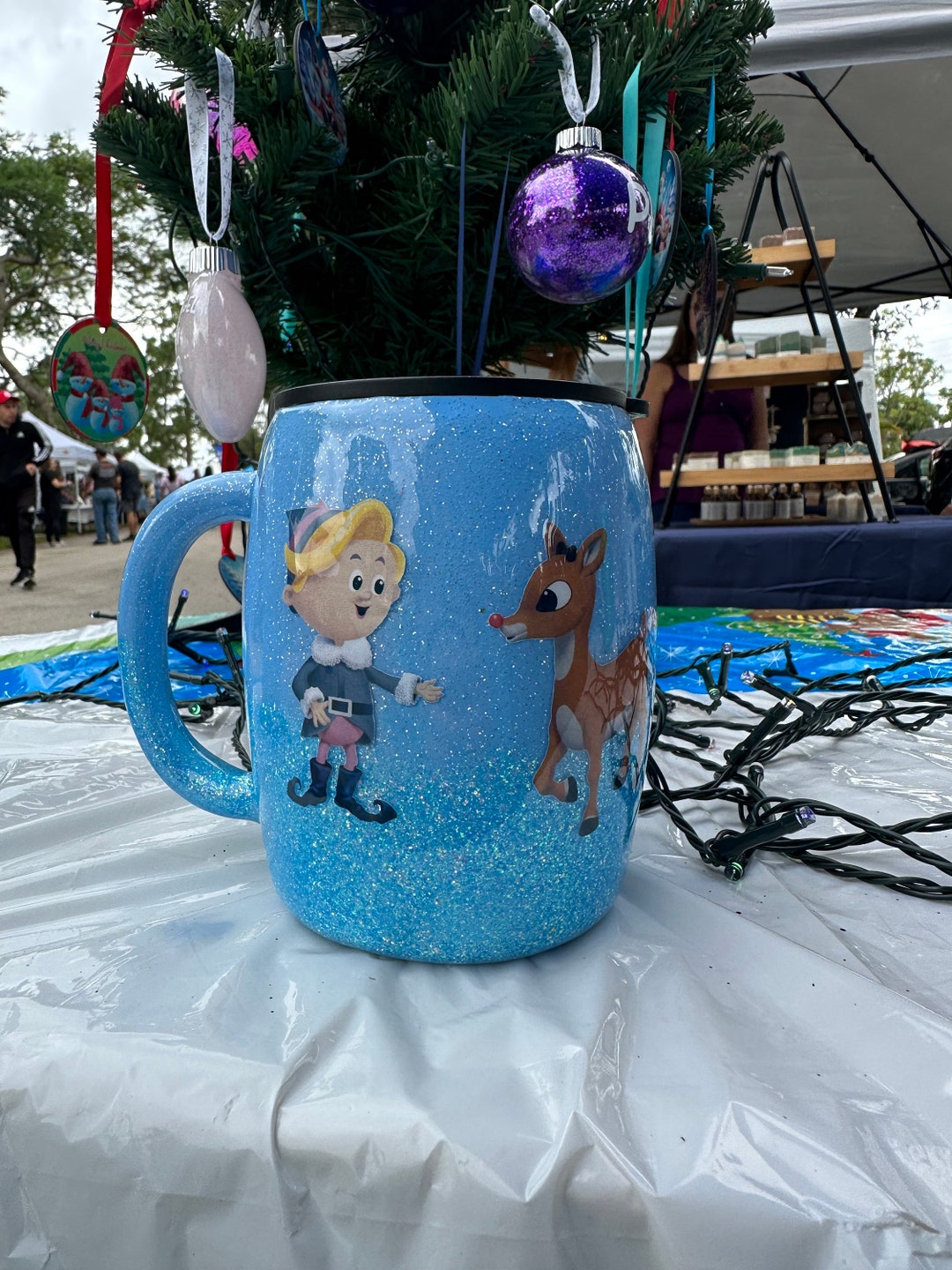 Rudolph the Red Nosed Reindeer Coffee Cup - Etsy