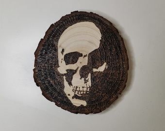 Skull Wood Burning | Etsy