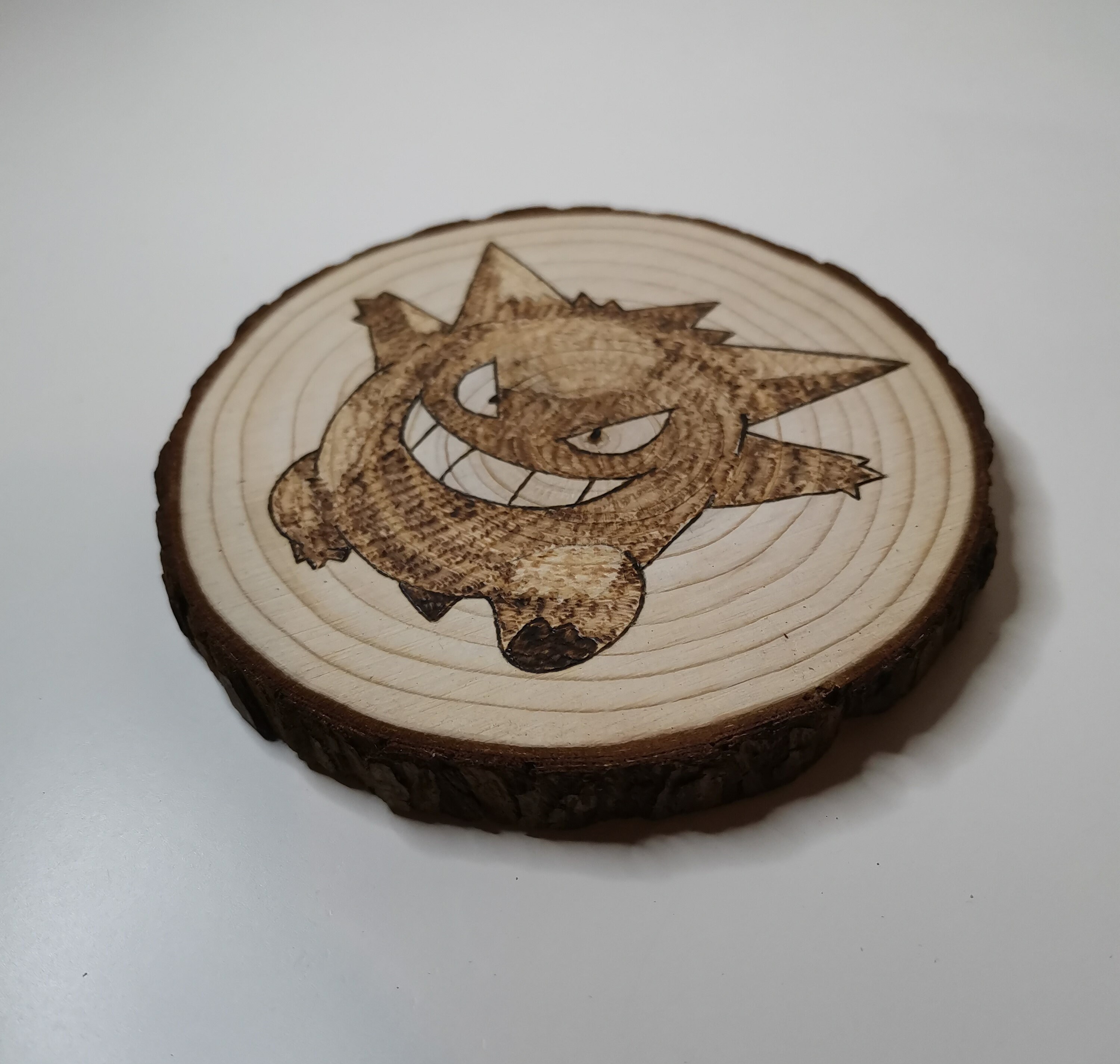 Custom Pokemon Pyrography Coaster Plaque Art Gift Pokemon Pokémon ...