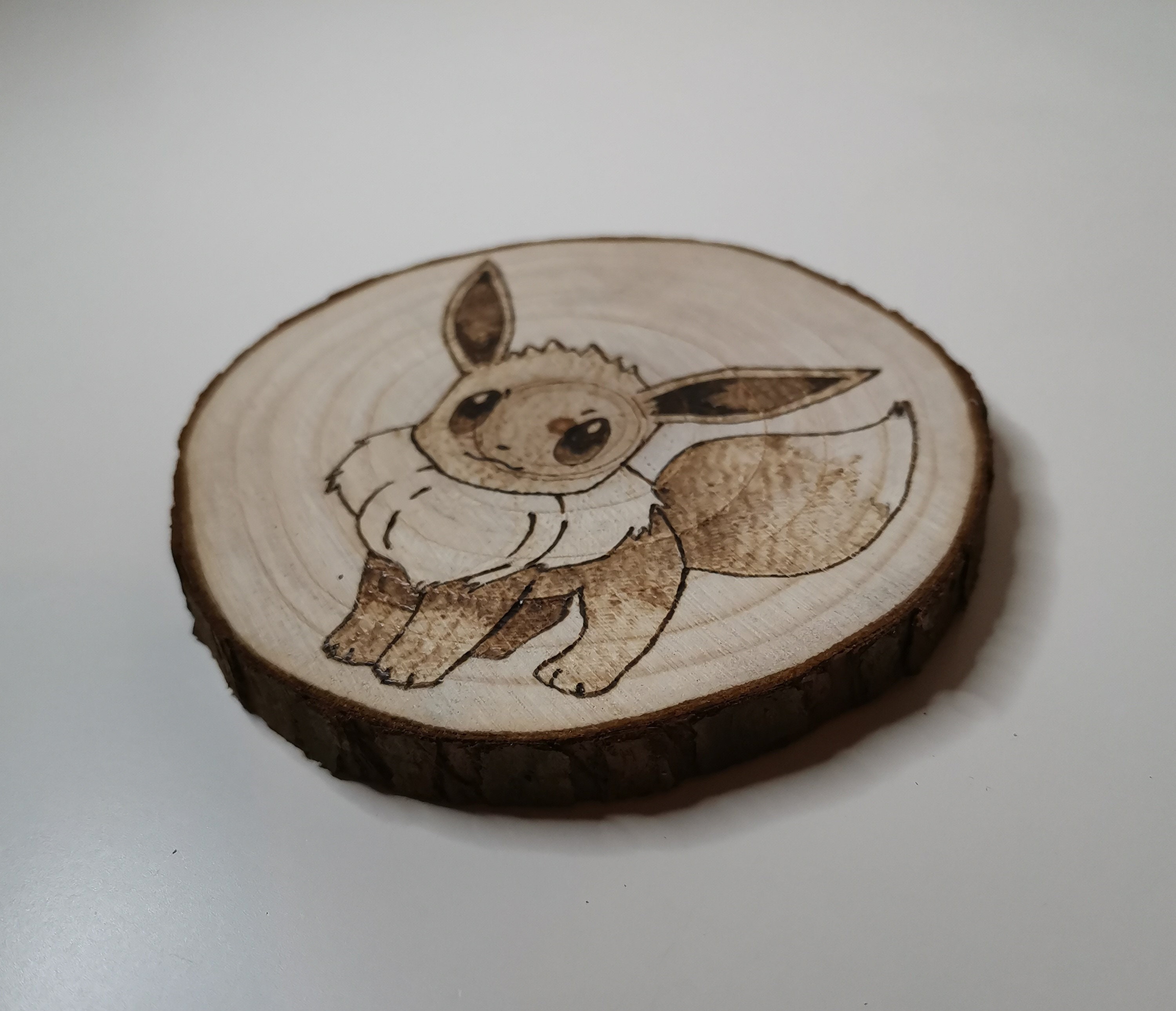 Custom Pokemon Pyrography Coaster Plaque Art Gift Pokemon Pokémon ...