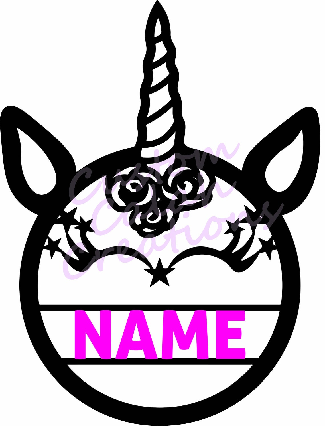 Unicorn Sign DESIGN FILE ONLY - Etsy