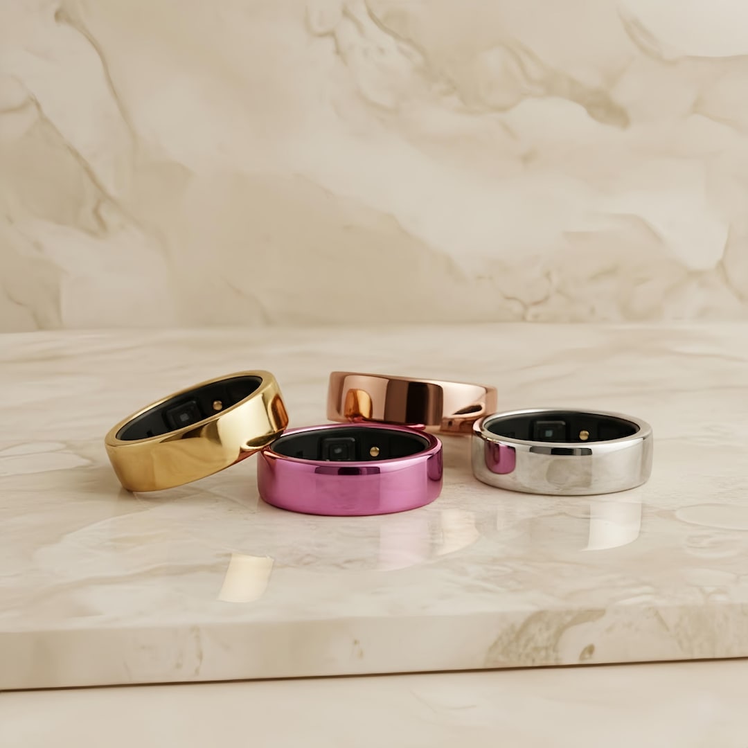 Metallic Glossy TPU Case for Oura Ring – Electroplated Protective ...