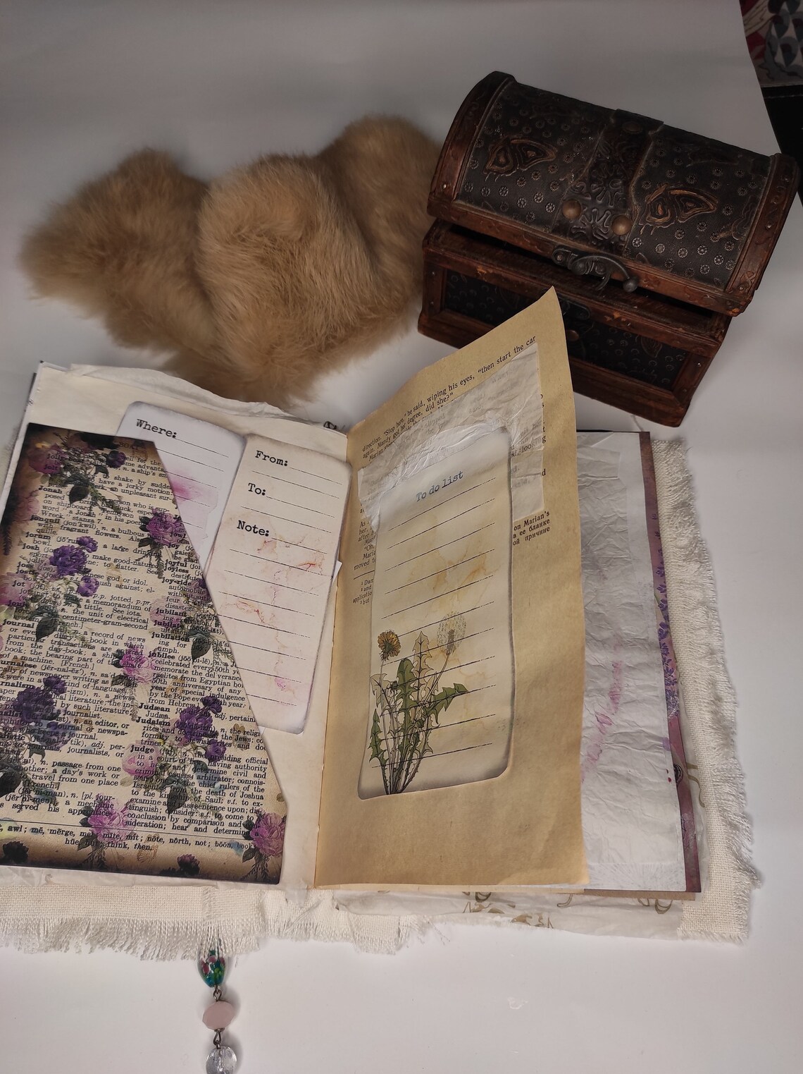 Purple Junk Journal Kit. Printable Pages for Scrapbooking or Paper ...