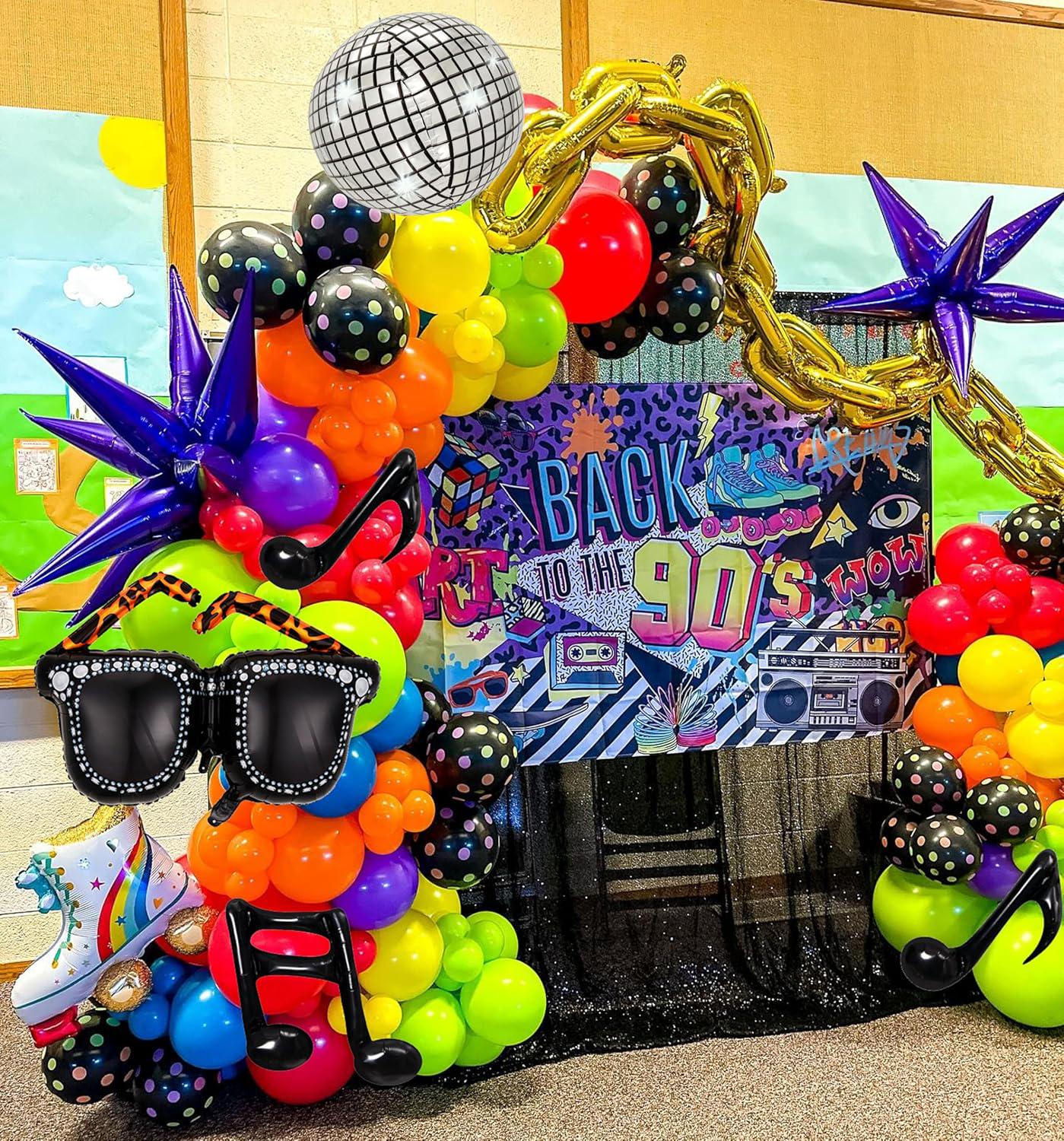 80s 90s Theme Party Balloon Arch Kit: Disco, Radio, Star Decorations - Etsy