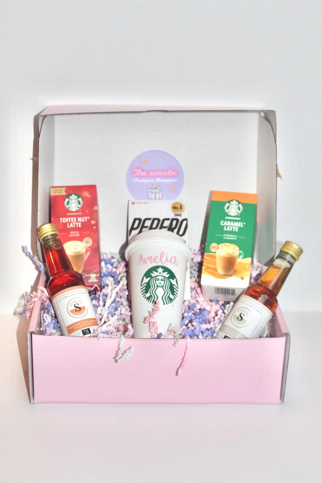 PERSONALISED STARBUCKS COFFEE Hamper, Kit, Gift Basket, Birthday ...