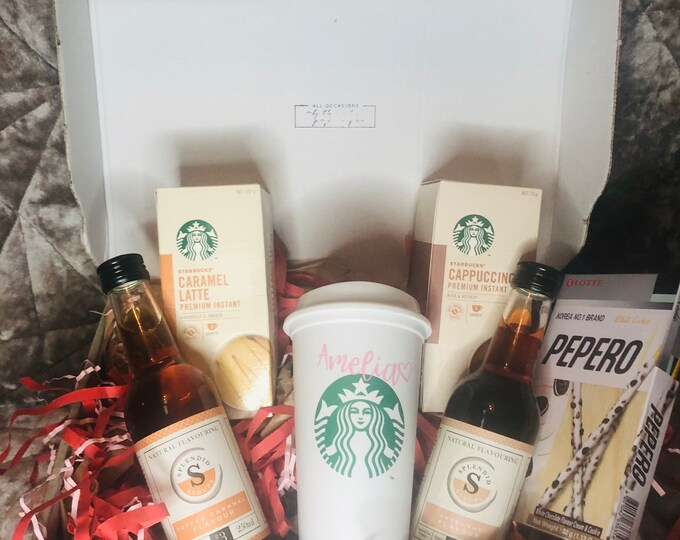 Deluxe Starbucks Coffee Gift Box, Coffee Lover, Coffee Addict ...