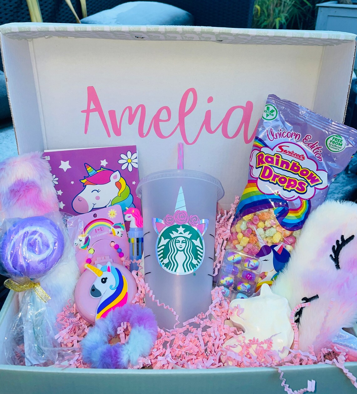 UNICORN STARBUCKS HAMPER Pamper Hamper Spa Birthday Gift - Etsy