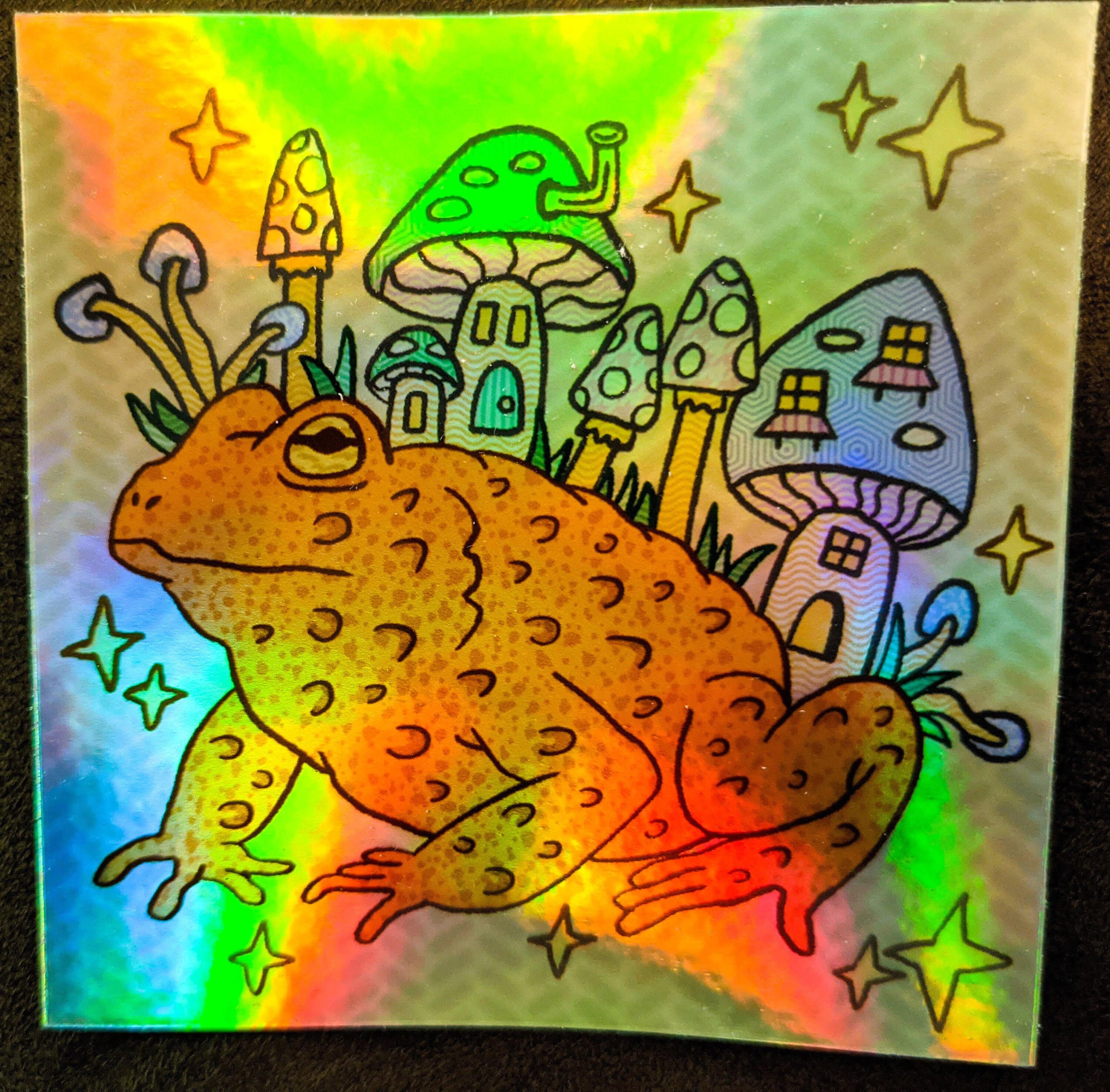 Toadally Spaced Holo Sticker Materials Card Making & Stationery etna.com.pe