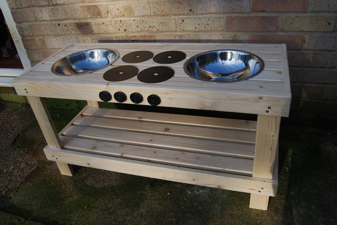 Mud Kitchen for Outdoor Play. With Cooker. Best Price on Etsy - Etsy UK