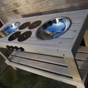 Mud Kitchen for Outdoor Play. With Cooker. Best Price on Etsy - Etsy UK