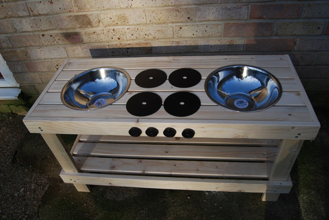 Mud Kitchen for Outdoor Play. With Cooker. Best Price on Etsy - Etsy UK