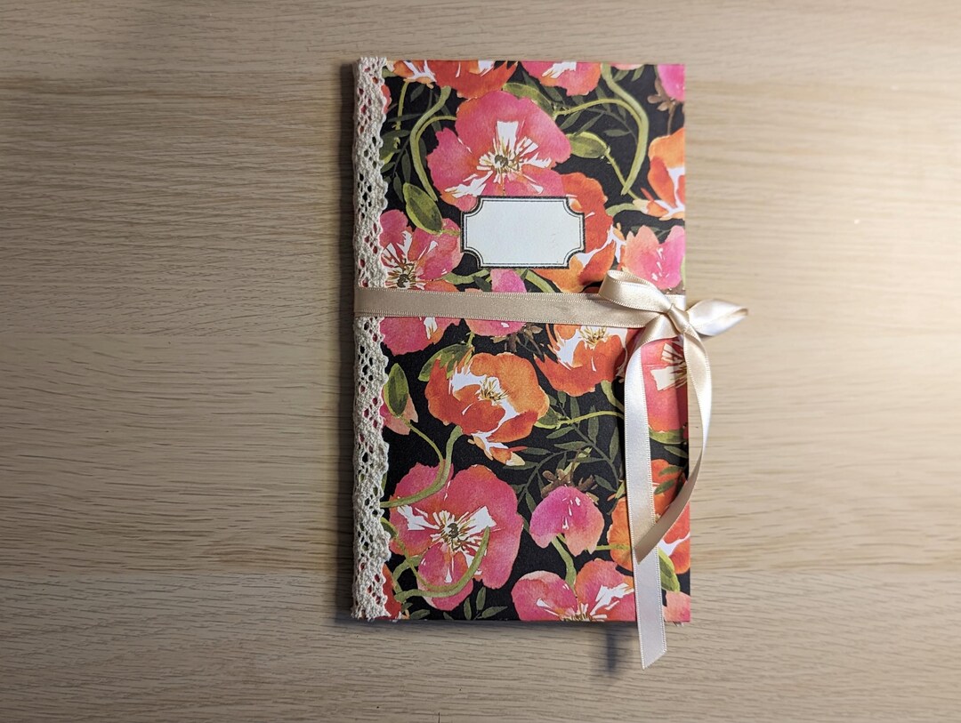 Handmade Junk Journal Notebook Set - Tropical Flowers ~ Handmade ...