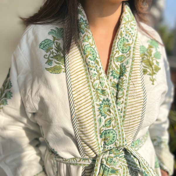 Indian Cotton Robe - Etsy