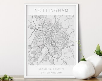 Nottingham Poster | Etsy