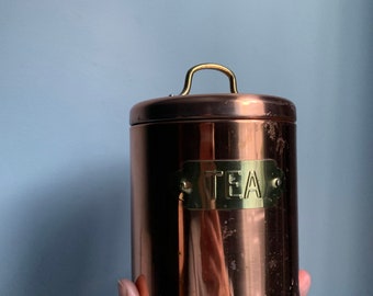 Copper Tea Caddy | Etsy