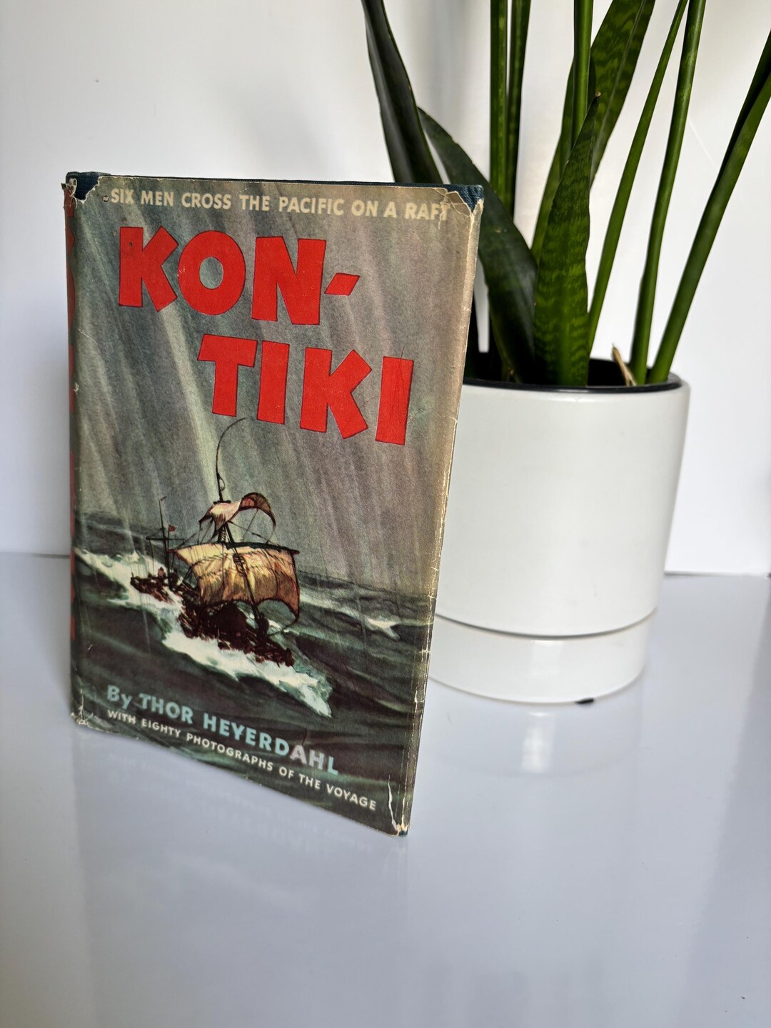 Vintage Copy Kon-tiki by Thor Heyerdahl / 1950 Book Club Edition Kon ...