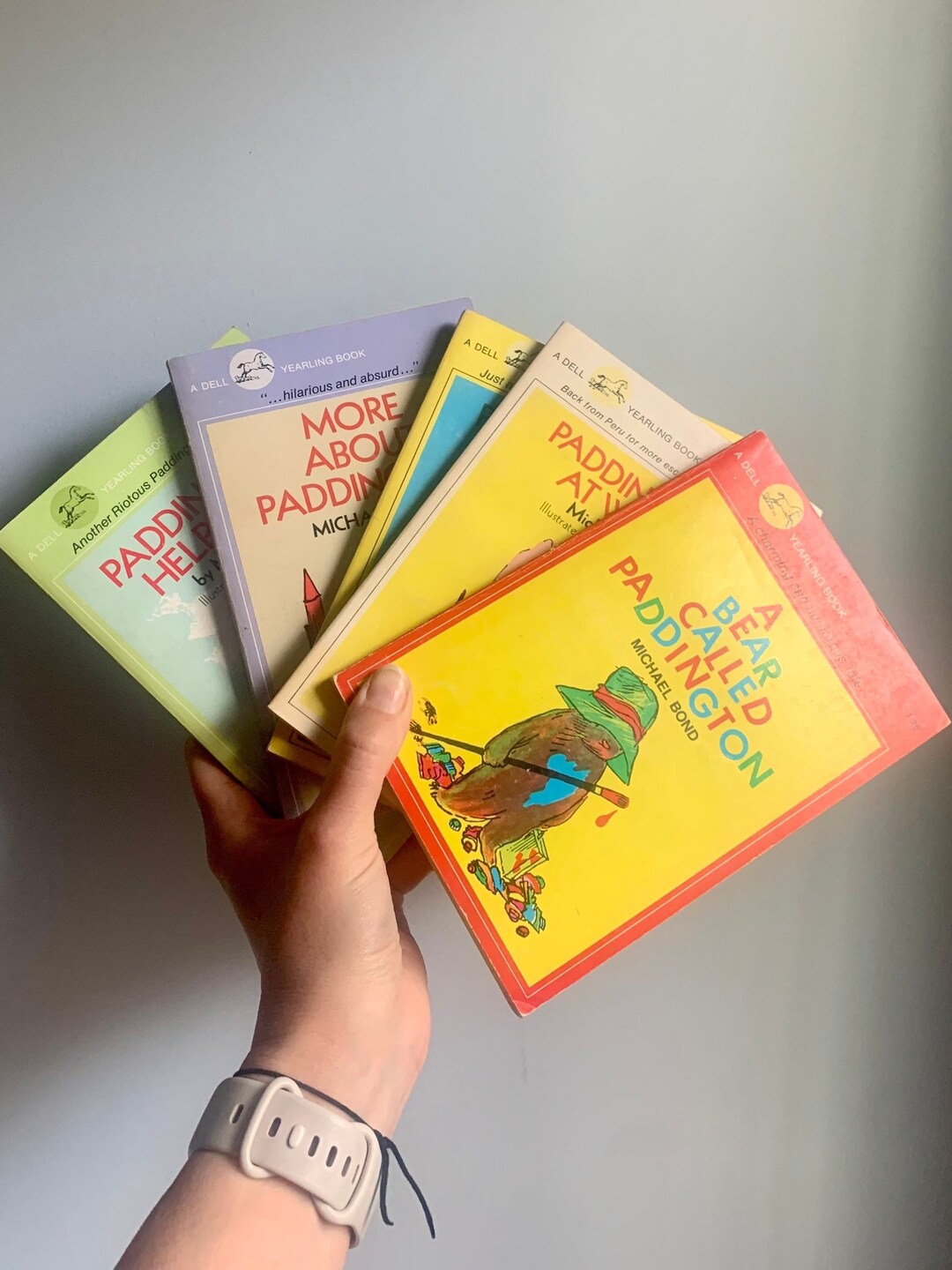 Vintage Paddington Bear Book Collection / 5 Vintage Paddington Soft ...